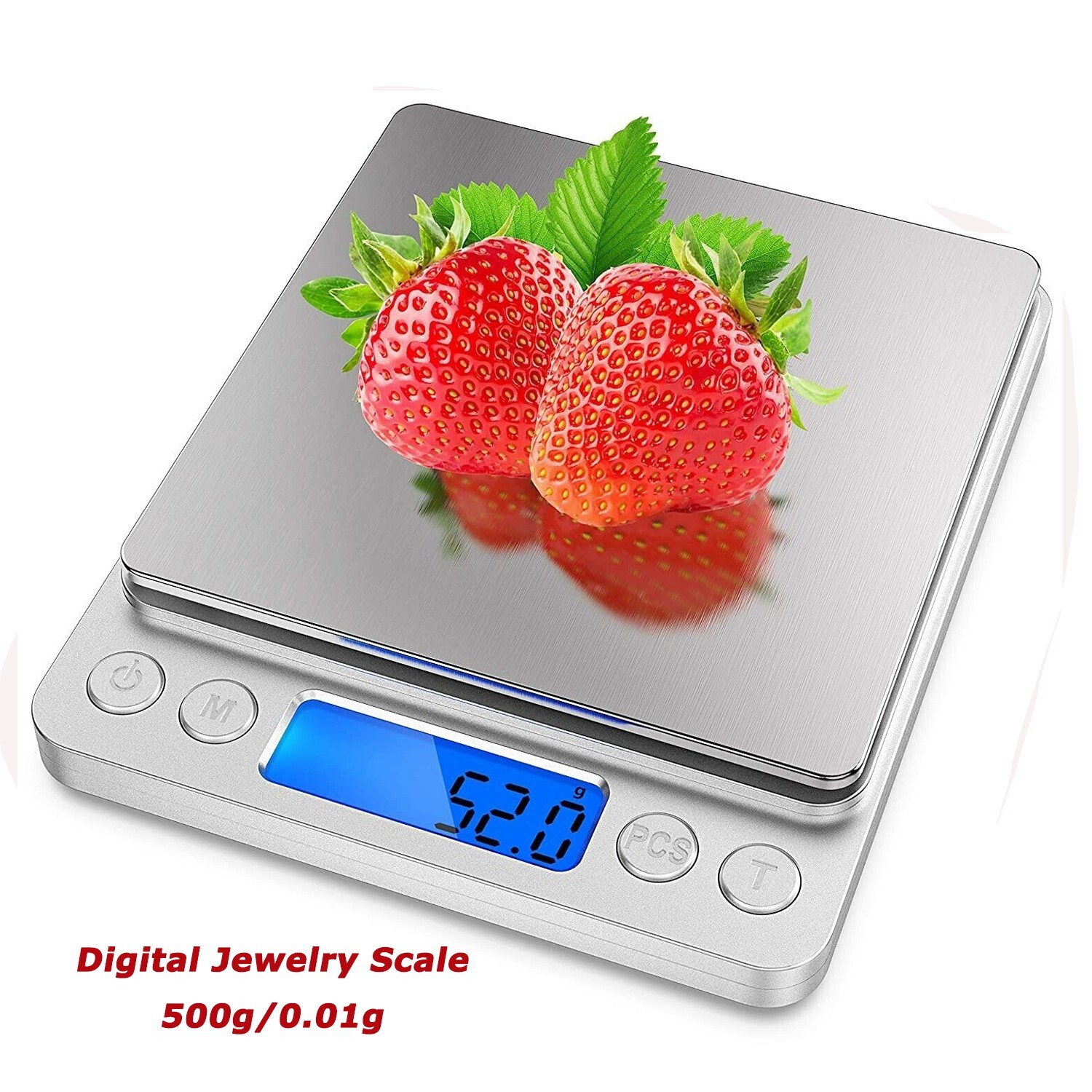 LCD Display Digital Scale 0.01g-500g Jewelry Gold Silver Coin Gram ...