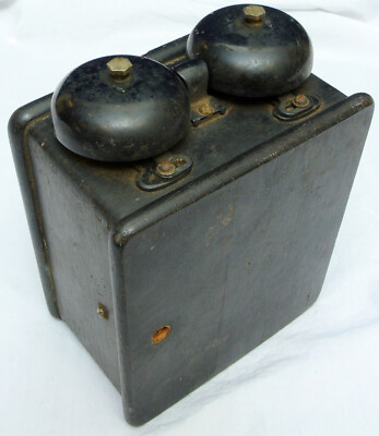 Vintage Wooden Telephone Ringer Box | eBay