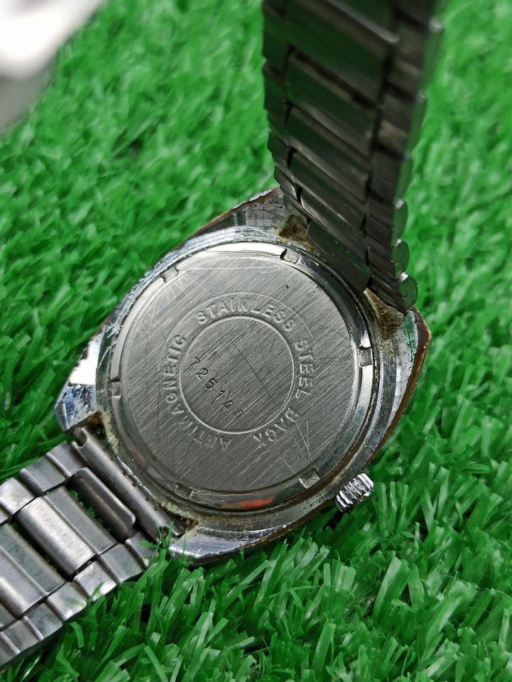 Rare Vintage YEMA WATCH Space Age Digital Jump Hour Automatic 70s Swiss ...