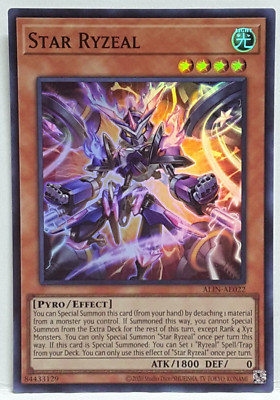 Yugioh Asiatico-Inglese Star Ryzeal ALIN-AE022 Super Raro | eBay