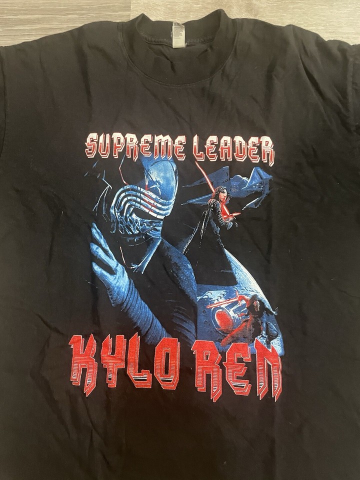 Kylo Ren/Ben Solo Star Wars Rap T-Shirt Medium By Tatooine Traders Black | eBay