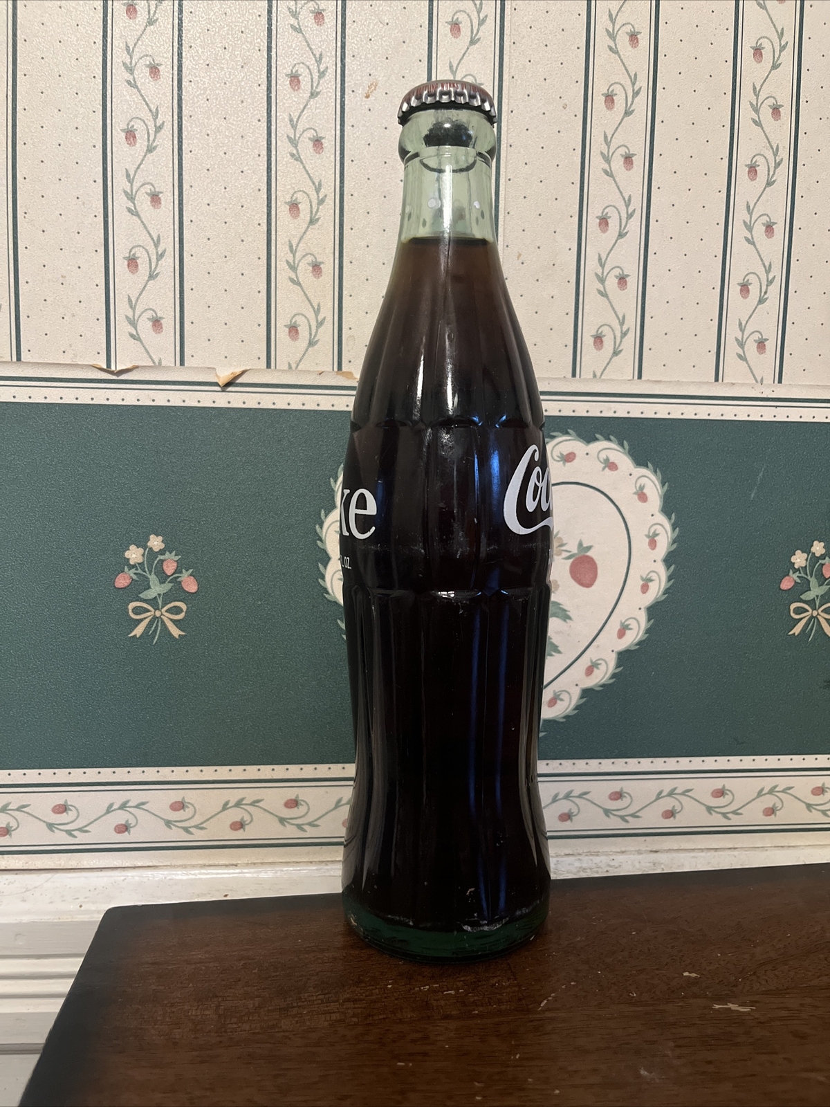 Full 12 Oz. Coke Coca Cola Soda Bottle, Durham N.C., Dots Around Neck ...
