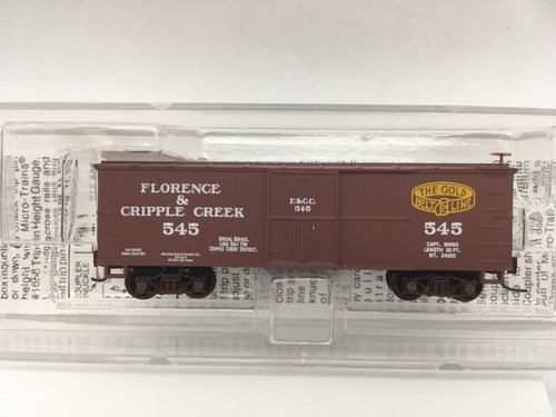 Nn3 SCALE Micro-Trains MTL 80000040 F&CC The Gold Belt Line Box Car ...