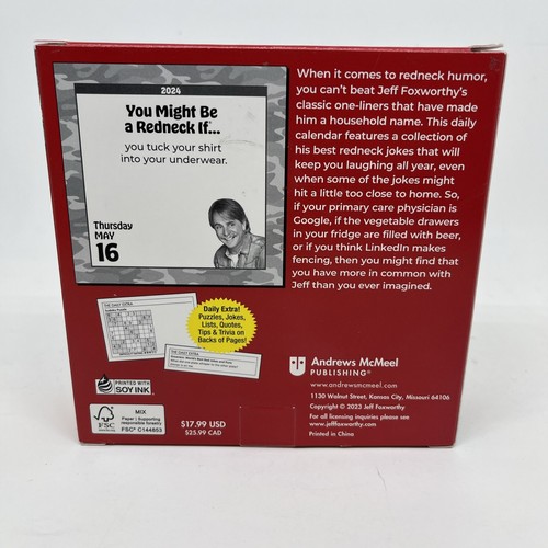 Jeff Foxworthy's You Might Be a Redneck If... 2024 Day-To-Day Calendar ...