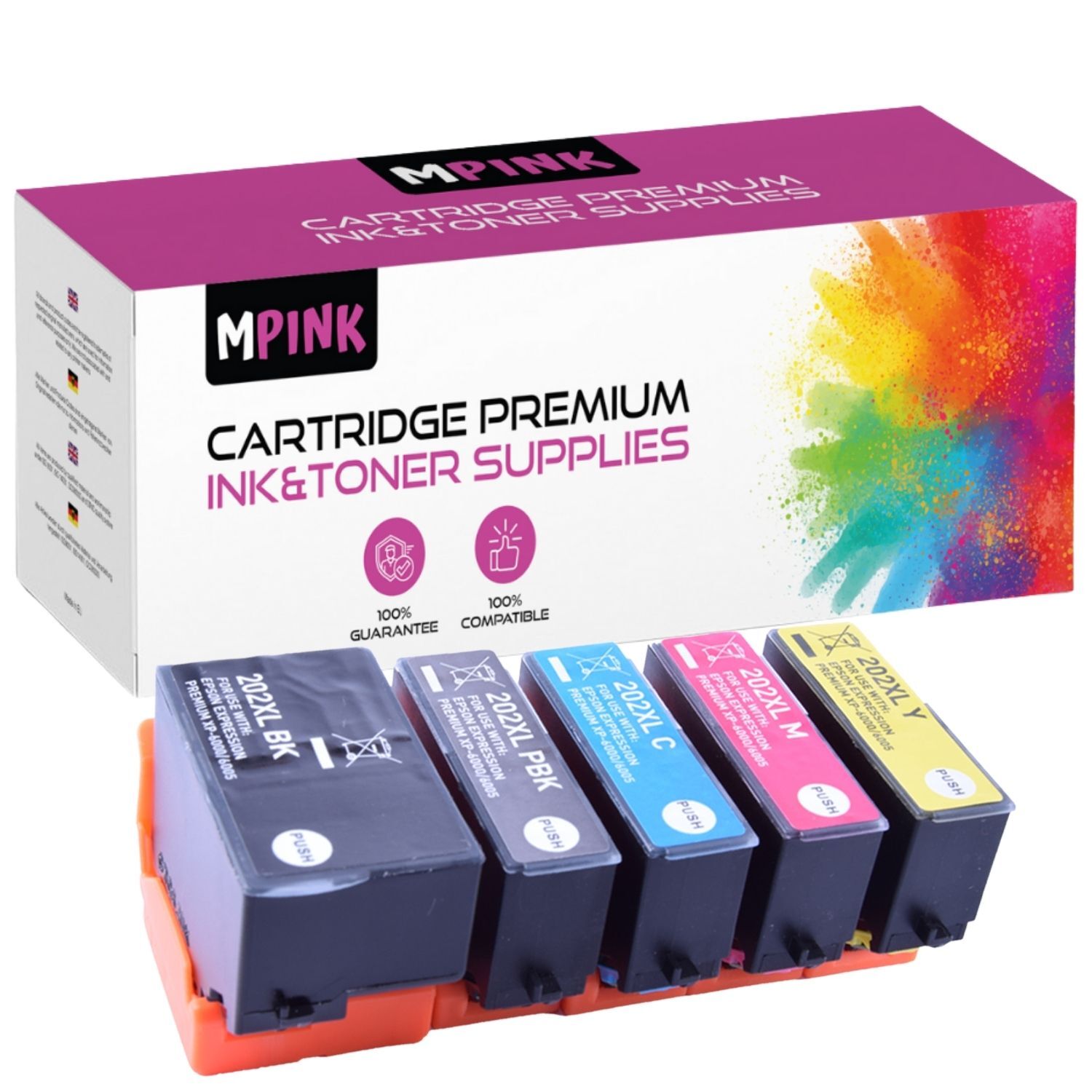 Ink Compatible for Epson 202 XL Expression Premium XP6000 XP6005 XP6100 ...