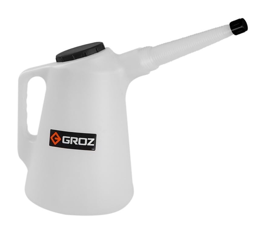 5L HDPE Graduated Measuring Container with Flexible Pour Spout - Light ...