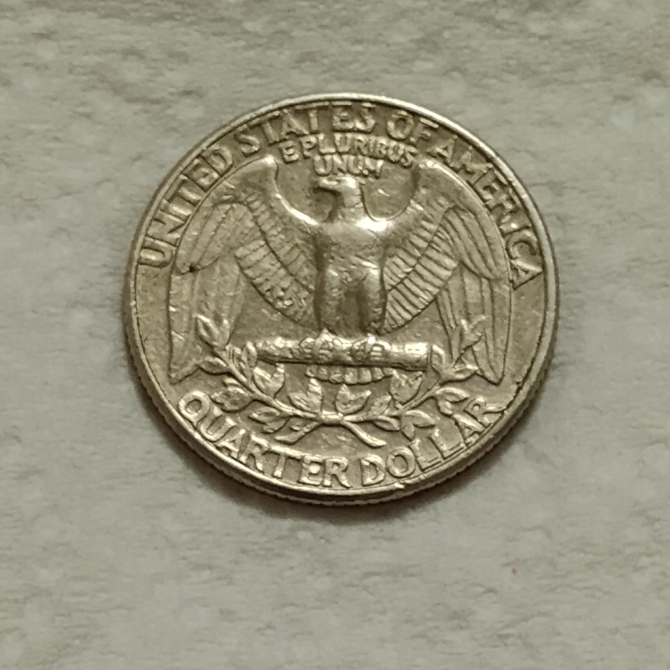 1986 p Washington quarter with filled in mint mark nice coin | eBay