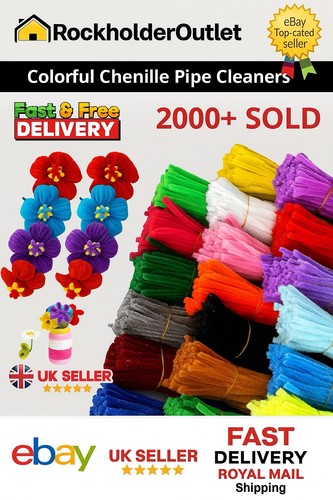 Pipe Cleaners Craft Assorted Color Chenille Craft Stem Bristle Bundles ...