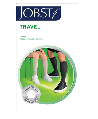 Jobst Travel Knee High Compression Socks 15-20mmHg Black Size 4 | eBay ...