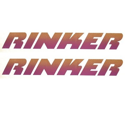 Rinker Boat Vinyl Decal | 14 1/2 x 2 Inch (Pair) | eBay