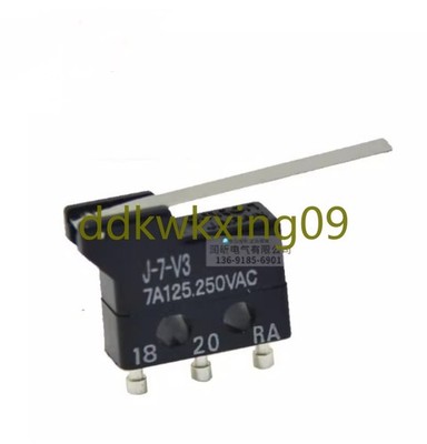 1PCS NEW IN BOX Omron Micro switch J-7-V3 swing rod type current 7 amps ...