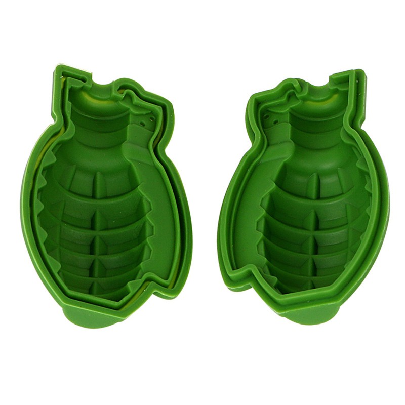 3D Grenade Shape Ice Cube Mold Ice Cream Maker Party Bar Drinks ...
