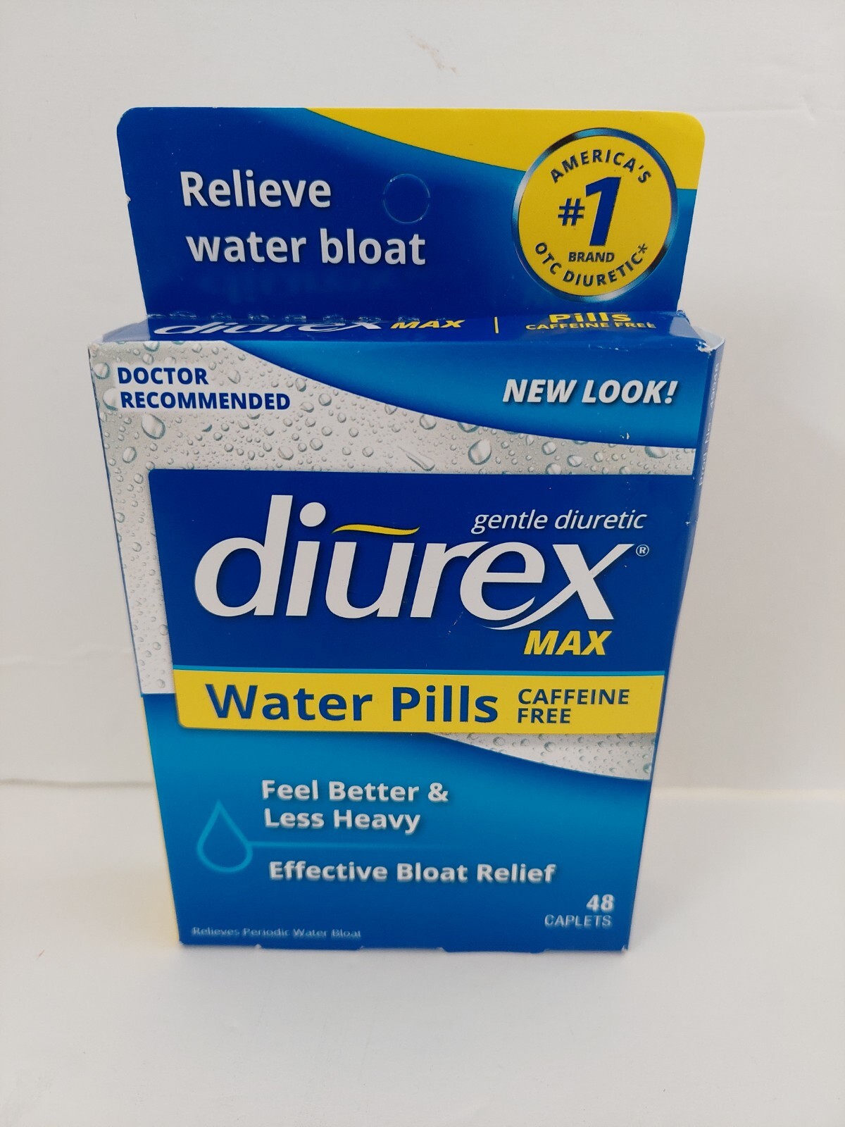 Diurex Max - Maximum Strength Caffeine-Free Diuretic 48 Count Exp 02/ ...