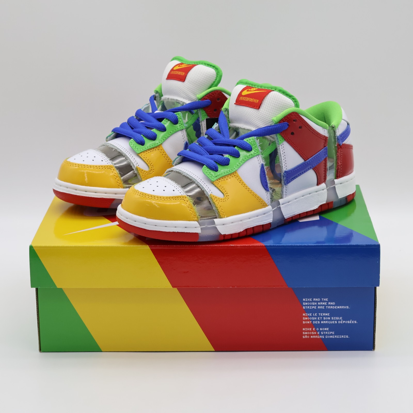 FD8777-100 Nike Dunk Low SB eBay Sandy Bodecker White Red Yellow (Men's ...