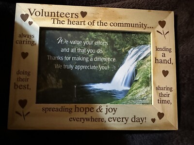Volunteer Picture Photo Frame Wooden 4 X 6 Picture | eBay