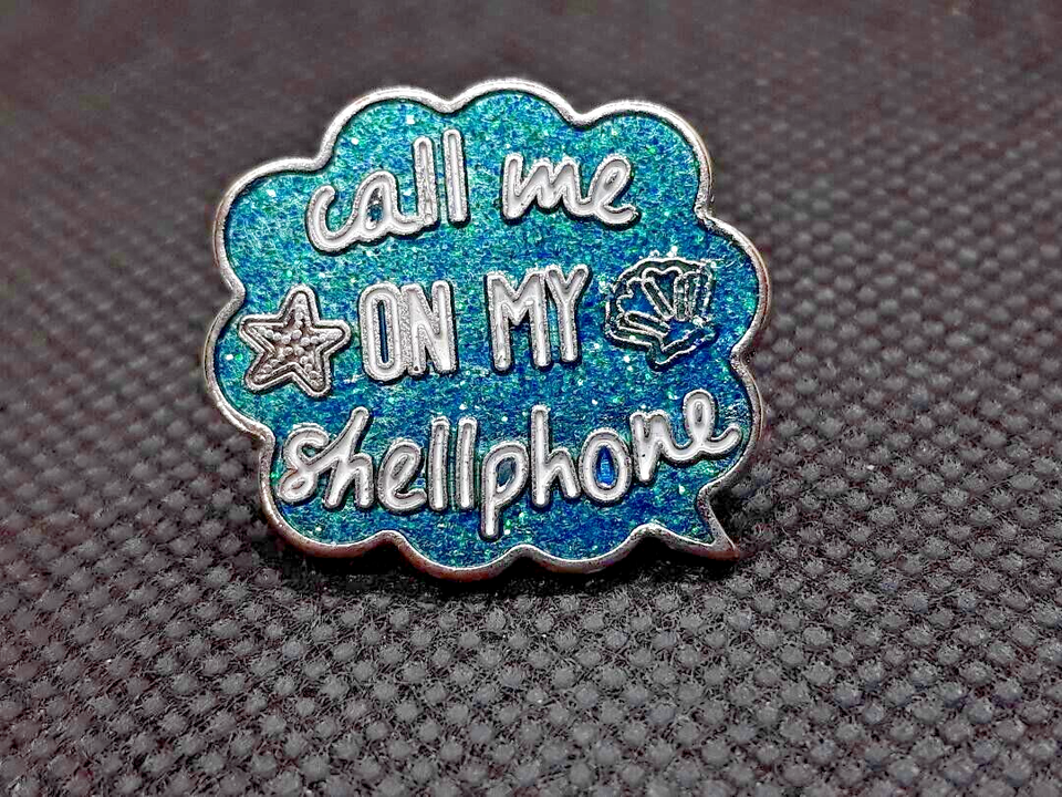 Call Me On My Shellphone Lapel Hat Jacket Backpack Collectible Pin CUTE ...