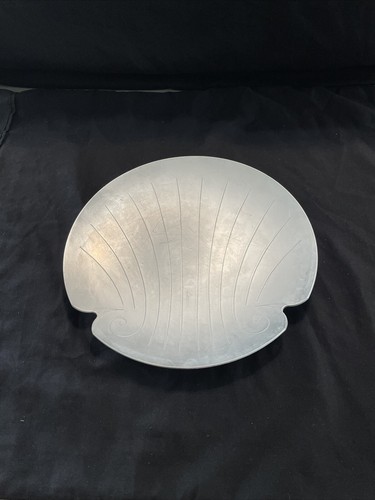 Vintage Kensington Aluminum Shell Shaped Plate Tray Dish 10" Serving ...