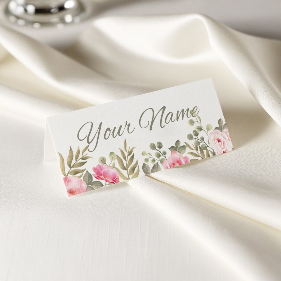 Personalised Place Cards, Table Name Cards for Weddings, Place Table ...