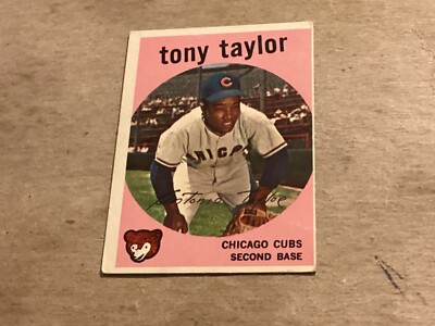 1959 Topps #62 Tony Taylor - Near Mint - Great Corners - No Creases ...