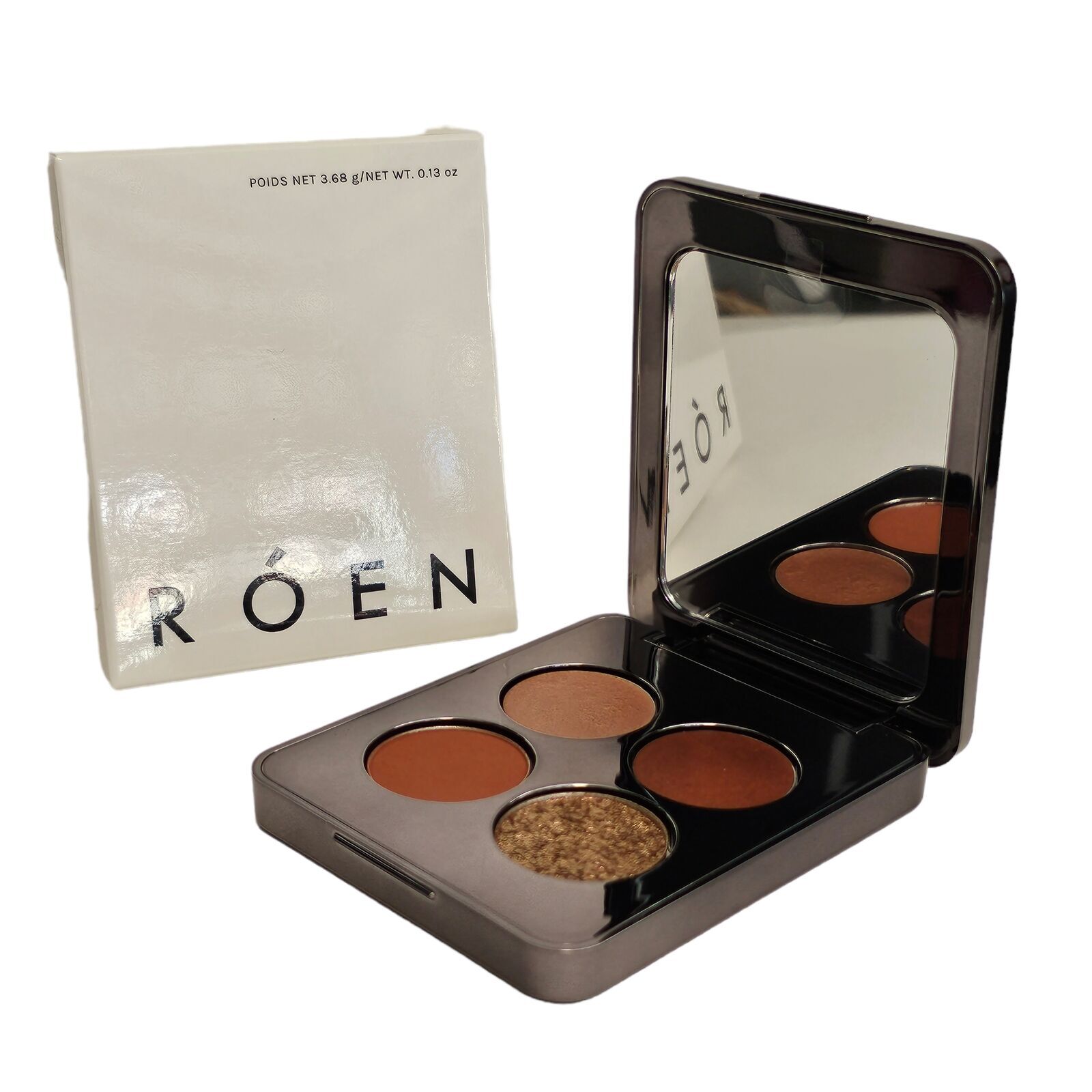 ROEN Eyes on Me Eyeshadow Palette Shimmer Rose Gold Copper Orange ...