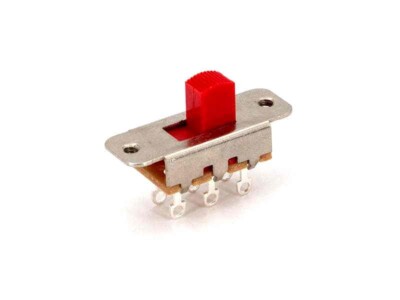 SWITCHCRAFT RED 2 WAY SLIDE SWITCH ON-ON PRE DRILLED FENDER JAGUAR ...