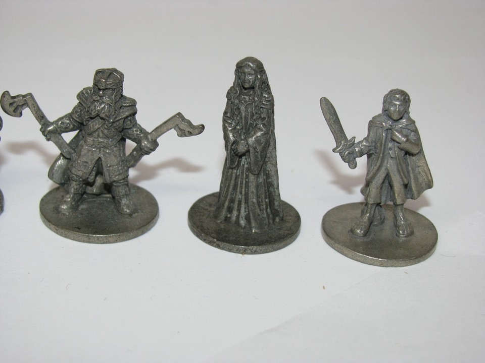 Monopoly Lord of The Rings Replacement 6 TOKENS Pieces Trilogy Edition ...