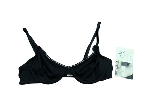 Calvin Klein CK One BLACK Coverage Level 1 T-Shirt Bra US/UK 34A NEW | eBay