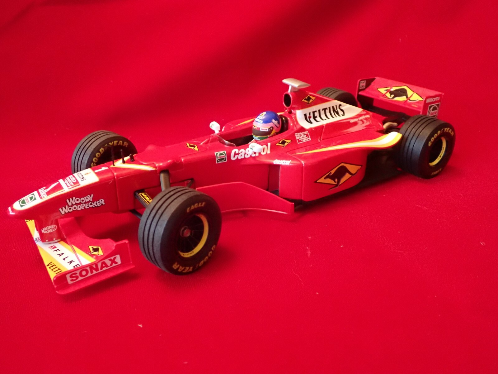 Williams Mecachrome FW20 1998 1/18 J. Villeneuve Launch + Race Versions ...