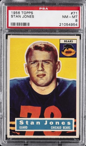 1956 TOPPS #71 STAN JONES PSA 8 | eBay