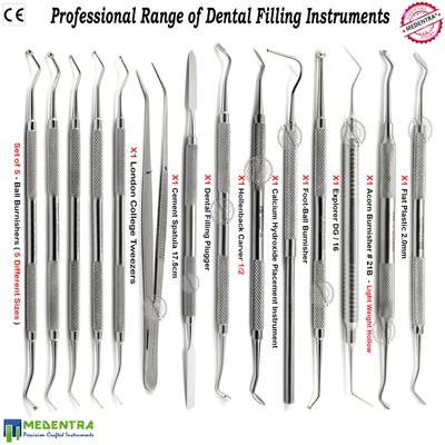 Composite Filling Procedure Setup Tools Dentistry Amalgam Restorative ...