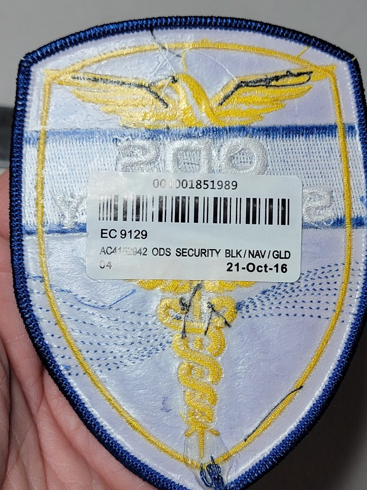 TT b1 PRIVATE SECURITY PATCH ODS Hospital | eBay
