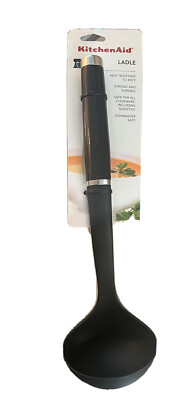 KitchenAid Black Ladle Heat Resistant To 450•F | eBay
