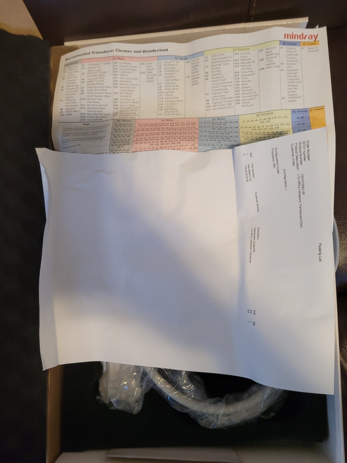 Mindray L12-3RCs Linear array 3 button Transducer | eBay