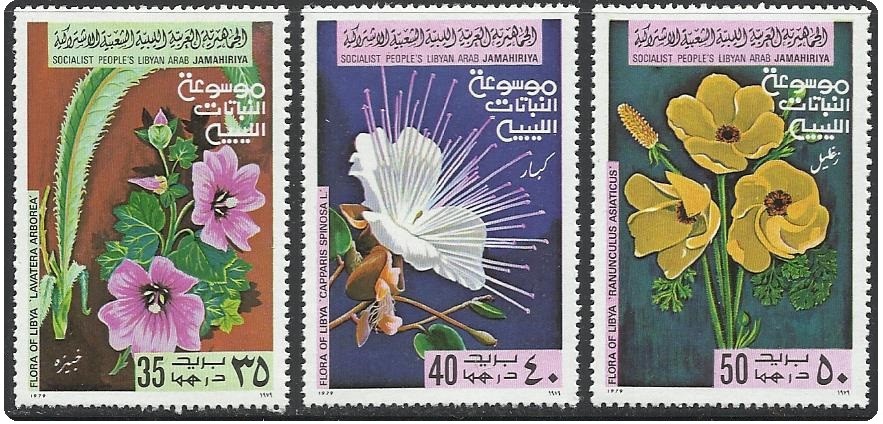 Libya - 1979 6v. MNH Flora of Libya Flowers | eBay