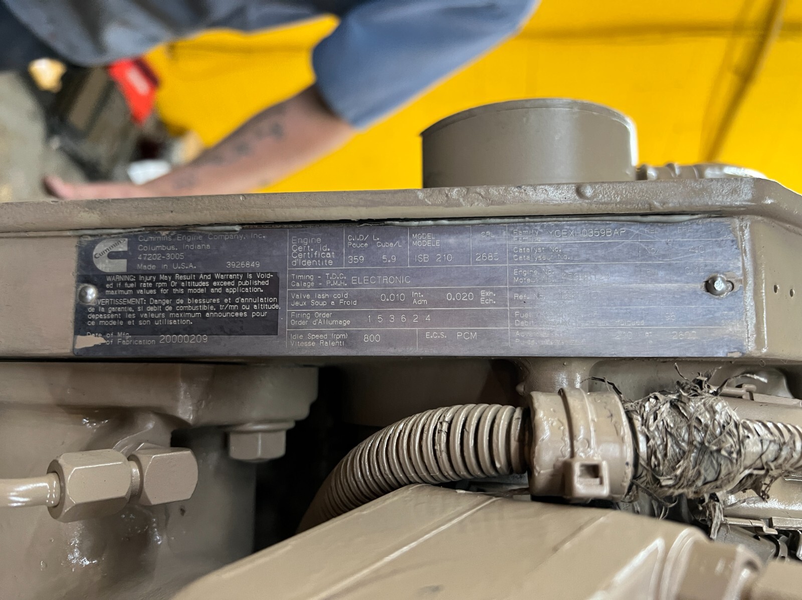 2000 Cummins ISB 5.9L Diesel Engine, 210HP , CPL# 2687, CM550 | eBay