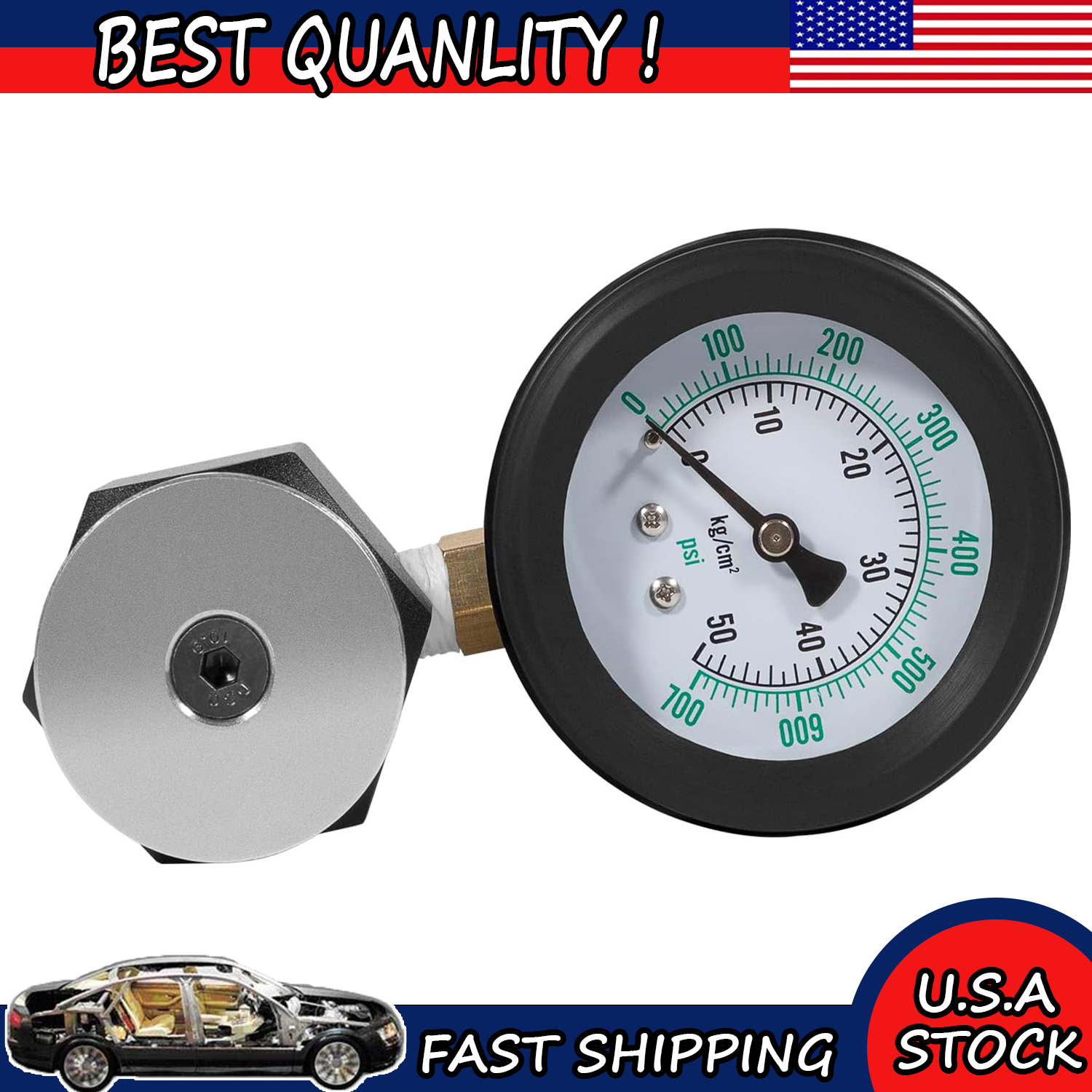 66834 Mini Valve Spring Pressure Tester Measurement Range 0-700 psi 0 ...