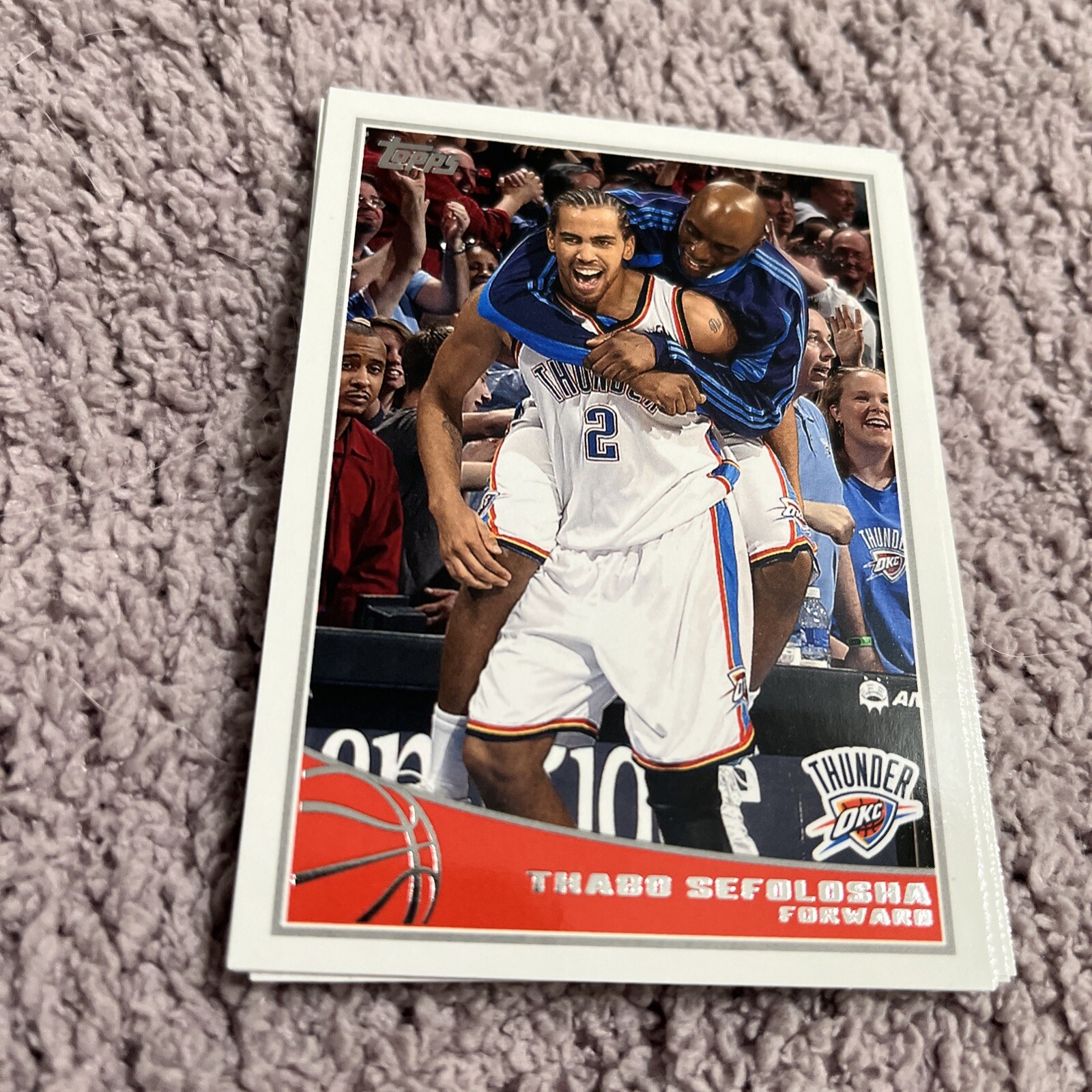 2009-10 Topps #214 Thabo Sefolosha Basketball Card Oklahoma Thunder | eBay