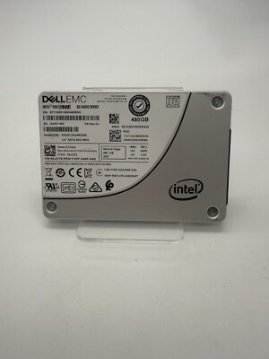 INTEL SSD D3-S4610 SERIES SSDSC2KG480G8R 06JGT5 480GB 2.5" SATA 6Gb/s ...