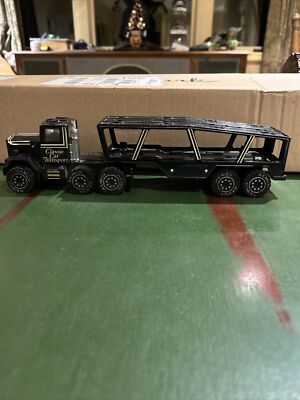 Remco Classic Car Transport Hauler Sturdy Metal And Plastic Black | eBay