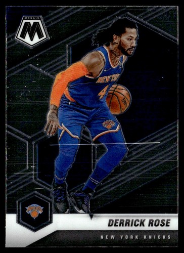 2020-21 Panini Mosaic Derrick Rose New York Knicks #123 | eBay