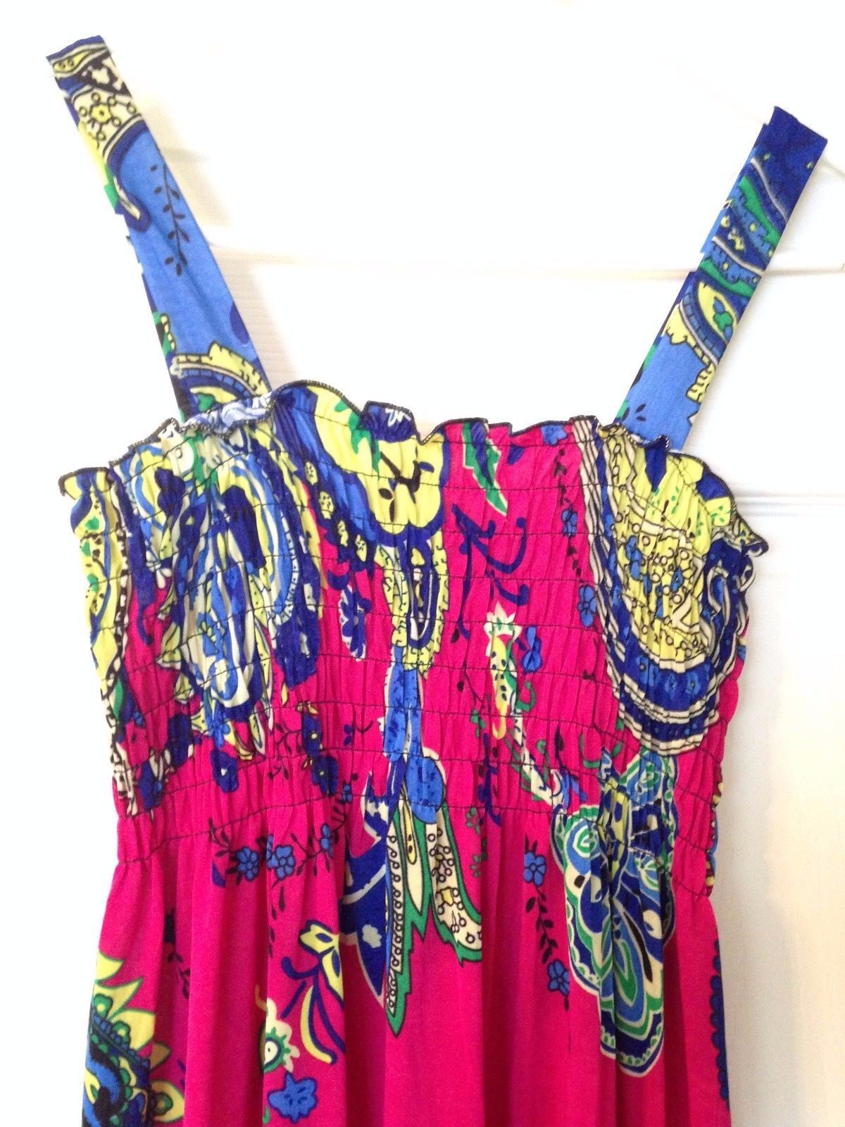 NEW WOMEN'S SUNDRESS BY PARIS PLNK MULTIPLE COLORS 100%POLYESTER JERSEY ...