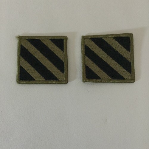 2 US Army 3rd Infantry Division MARNE OD Green & Black BDU Patch Hook ...
