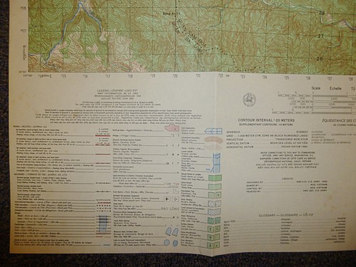 6442 iii - MAP - MACV-SOG - BA LONG - QUANG TRI - CAM LO - CCN 1965 ...
