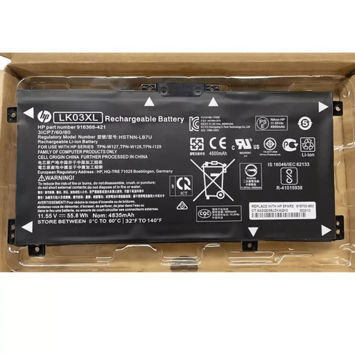 NEW Genuine OEM LK03XL Battery For HP ENVY X360 15-BP 15M-BQ 17-AE 17 ...