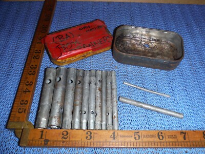 10 VINTAGE BA BOX SPANNER TUBE WRENCH SET 0-10 JOB LOT FITS BSA TRIUMPH ...