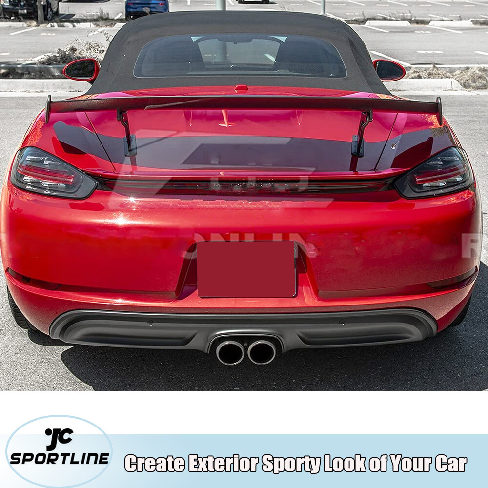 Rear Trunk Spoiler Wing Fit for Porsche 986 987 981 911 GT4 718 Cayman ...
