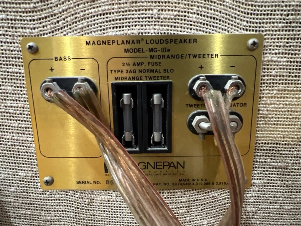 Magnepan Ribbon Tweeters/Loudspeakers MG-IIIA | eBay