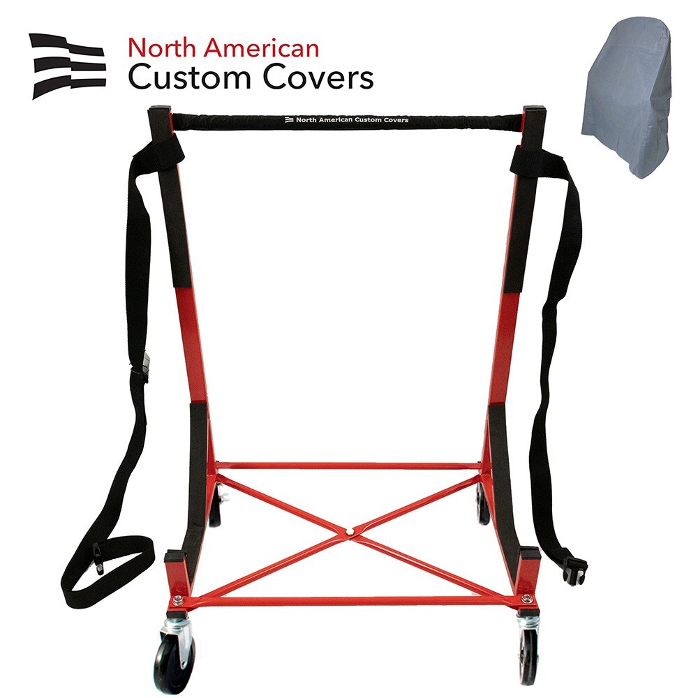Triumph TR6 Hard Top Stand Cart Rack with 5" castors & Hardtop Cover ...
