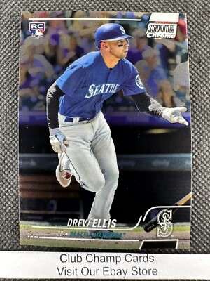 2022 #36 Drew Ellis Topps Stadium Club Chrome Baseball RC Mariners | eBay