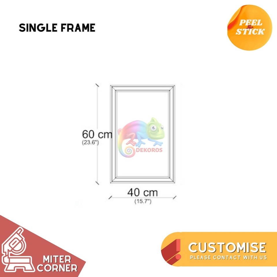 Peel and Stick Wall Molding Kit, Half Wall Panel, Accent Wall Kit with ...